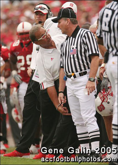 Photo: Chuck Amato Whines - Tar Heel Times