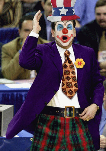 Photo: Coach K Clown - Tar Heel Times