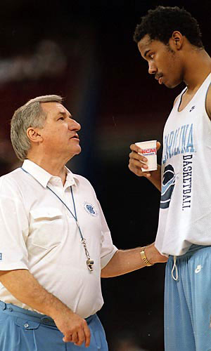 Photo: Dean Smith - Rasheed Wallace - Tar Heel Times