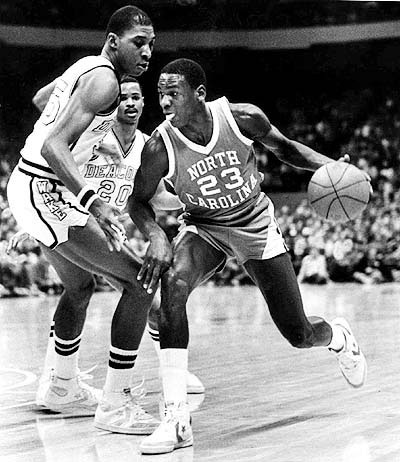 Photo: Michael Jordan vs Wake Forest - Tar Heel Times