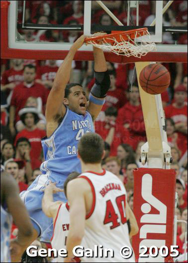 Photo: Sean May Dunks On State - Tar Heel Times