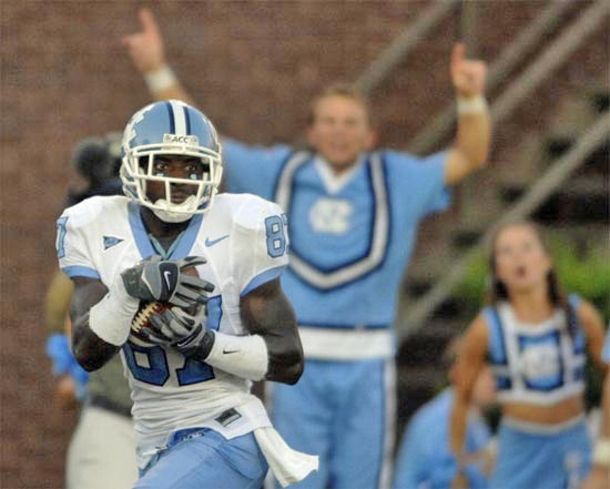 Photo: Brandon Tate vs ECU - Tar Heel Times