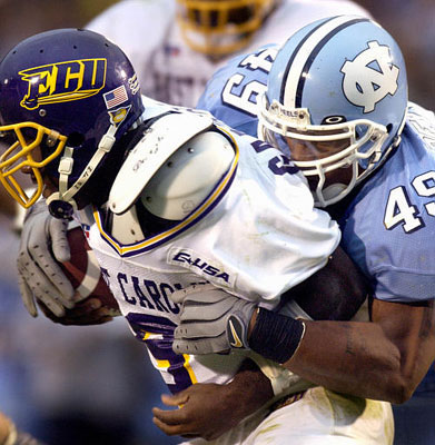Photo: Julius Peppers Sacks ECU - Tar Heel Times